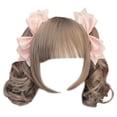 1 Pair Lovely Hairpin with 3D Ribbon Bowknot Beautiful Hair Clip Maid ...