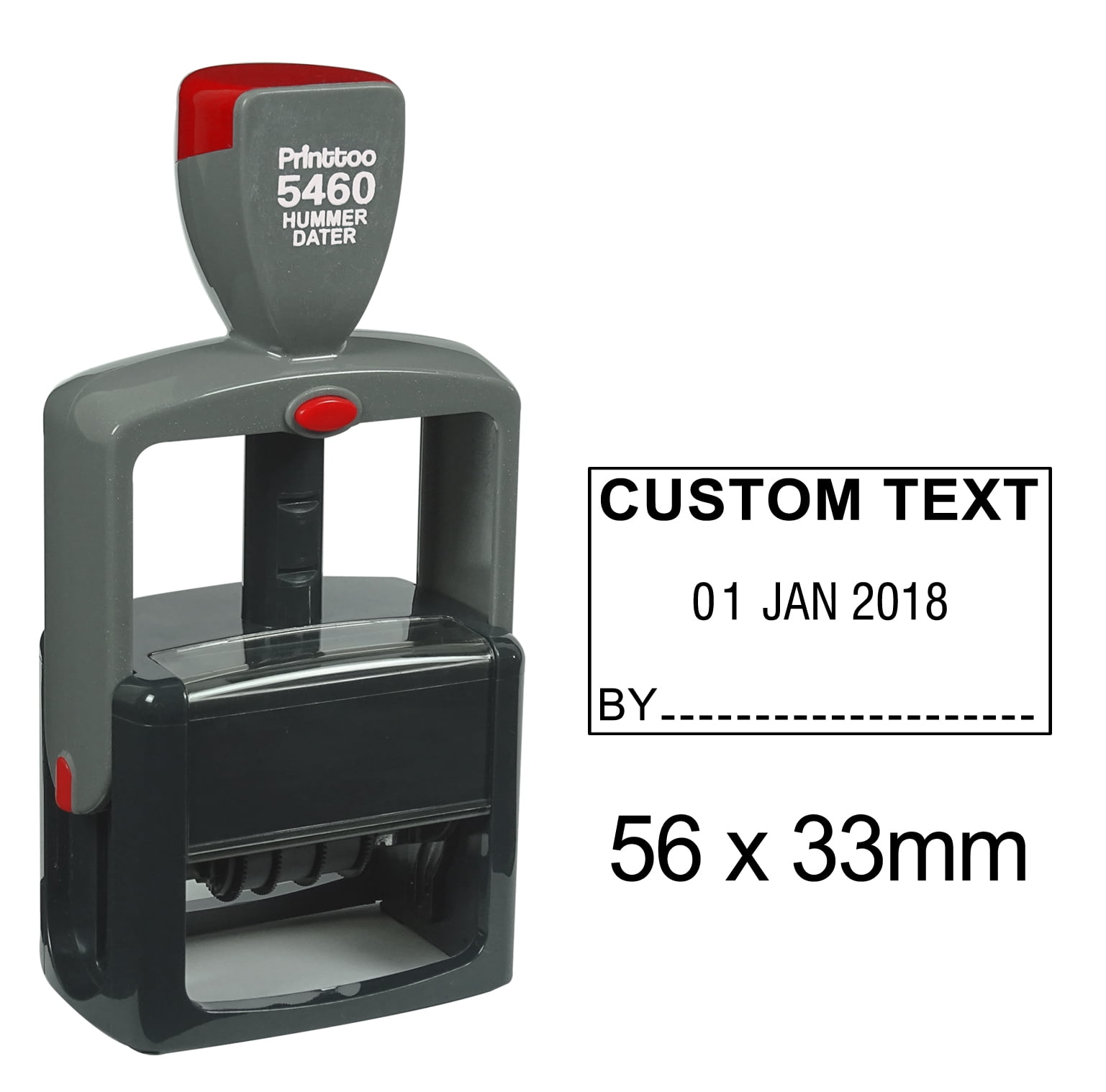 Printtoo Office Stationery Heavy Duty Stamp With A Custom Text Self ...