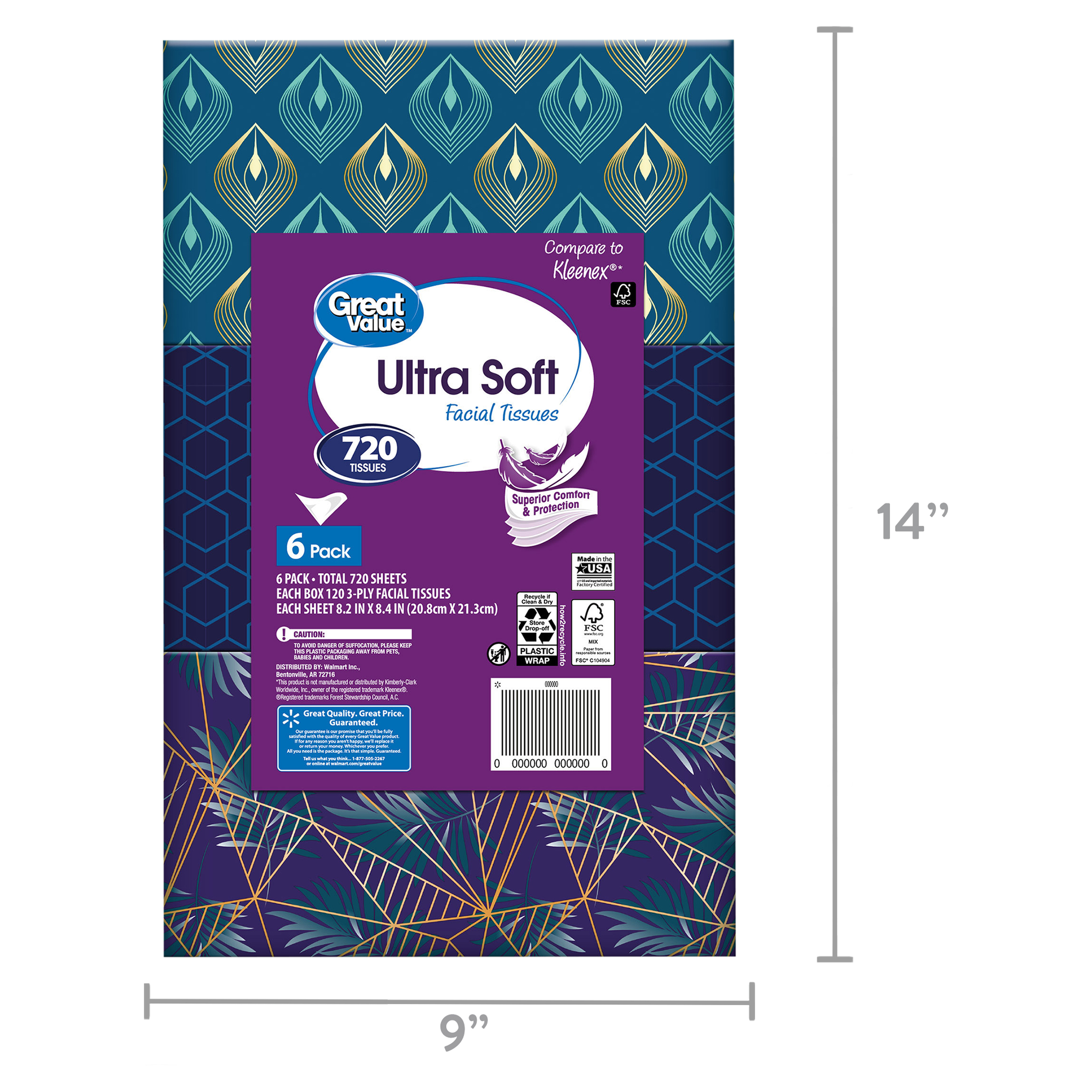 Walmart Great Value Tissues