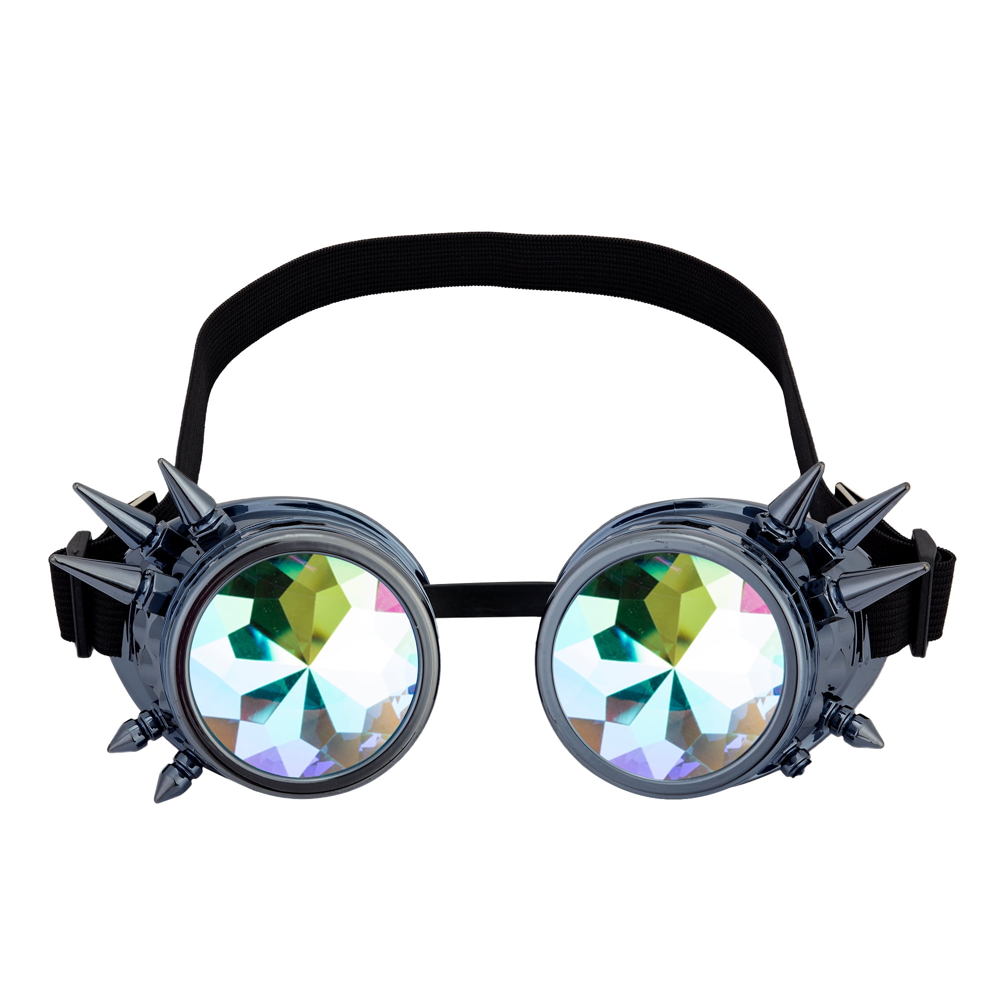 Steampunkn Glasses Goggle with Rainbow Crystal Glass Lens - Walmart.com
