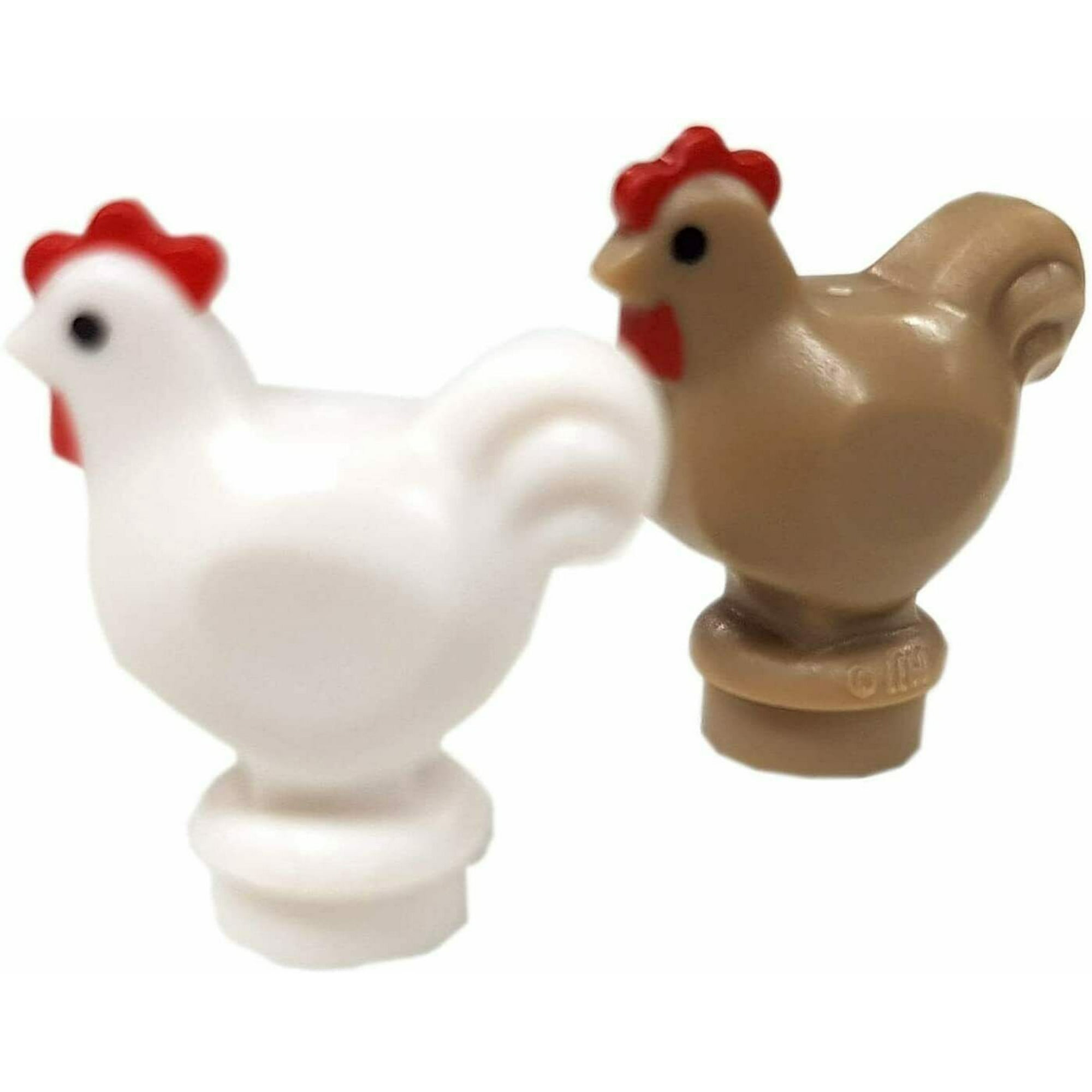 Click here for Lego City: 4 X Super Rare Chicken/Rooster Mini Fig... prices