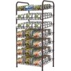 7-Tier Can Organizer Rack Dispenser for Pantry, Brown - Walmart.com