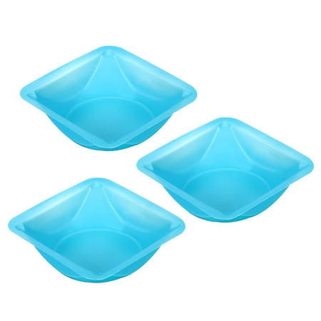 Uxcell Square Weigh Boats Medium Scale Trays Powder Dispenser, Blue 3 ...