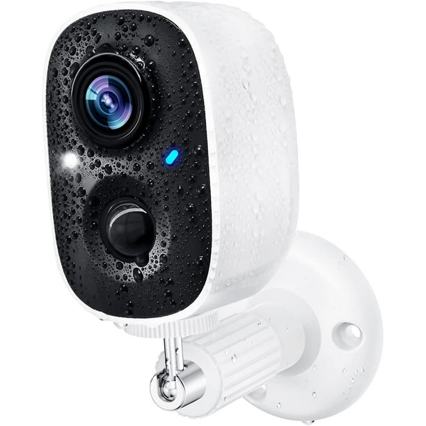 HAWKRAY Wireless Outdoor Security Camera, 1080P y Powered WiFi Cameras ...