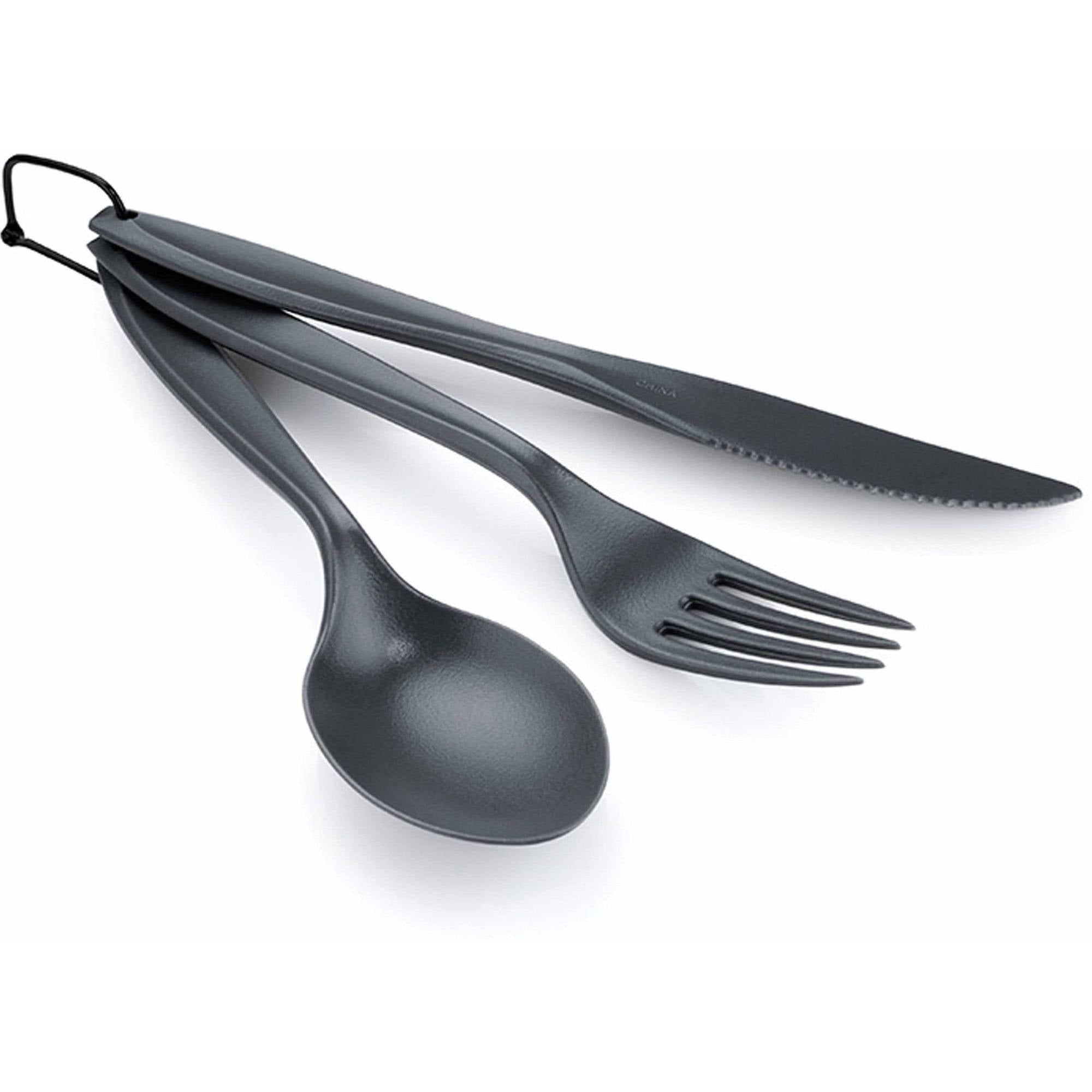 GSI Outdoors 70505 3-Piece Cutlery Set, Grey - Walmart.com - Walmart.com