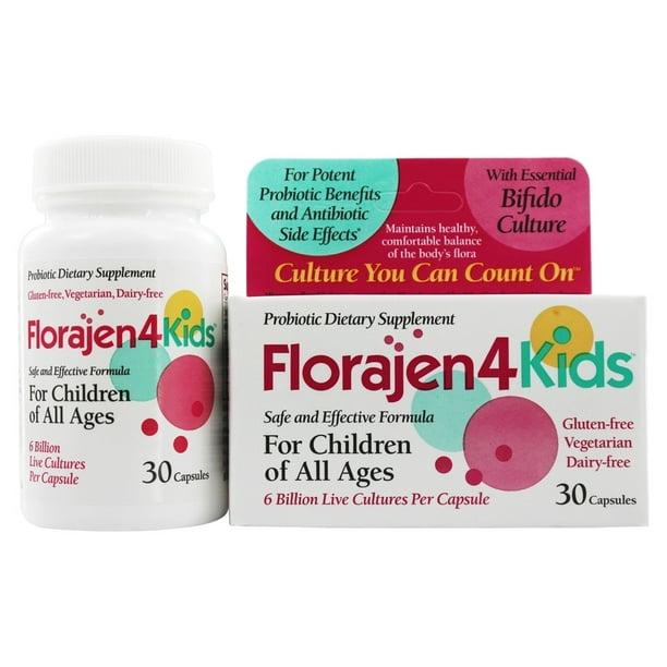 Florajen - Florajen Kids Multiculture Probiotic Supplement 6 Billion ...