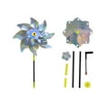 Reflective Windmill 8-Blade Sparkly Laser Pinwheels for Balcony Garden ...