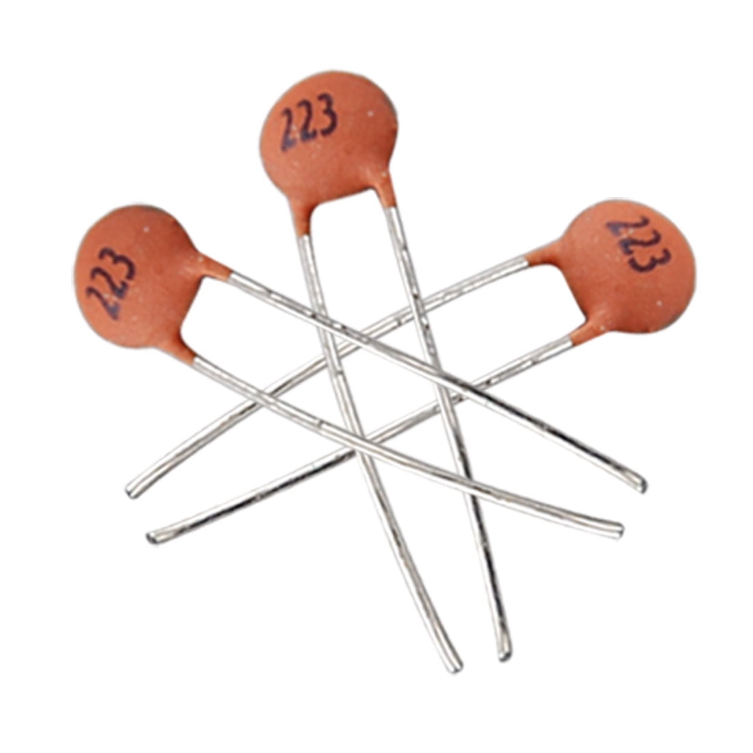 22000pF 0.022uF 50V 3mm Ceramic Disc Capacitors x 100 - Walmart.com
