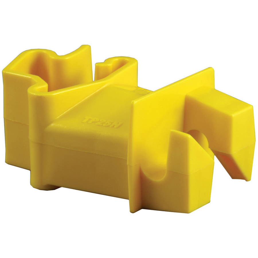 Jensen ITY-RS Yellow T Post Insulator 25 Count - Walmart.com