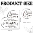 Acrylic Decoration for Home Living Room and Bedroom Heart with Word ...