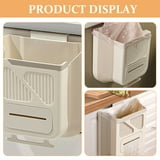 Milisten 1Pack Kitchen Compost Bin Beige Square Collapsible PP ...
