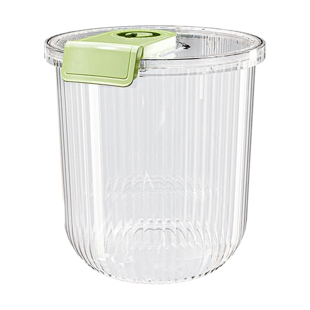 Rice Storage Bin Airtight Grain Bucket Food Container for Cupboard Home ...