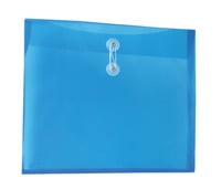 School Smart Expanding Poly String Envelopes, Letter Size, Side Load ...