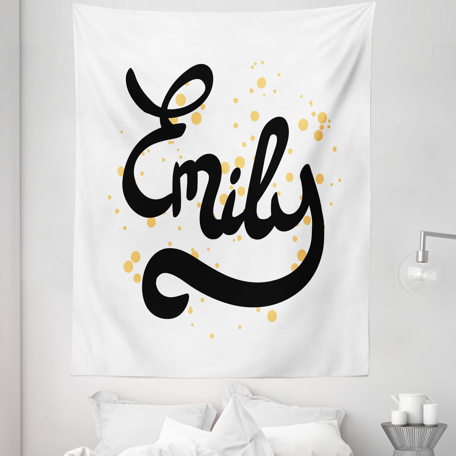 Emily Tapestry, Hand Drawn Monochrome Cursive Font Modern Calligraphic ...