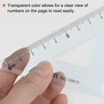 Uxcell 4piece Triangle Ruler Square Set 10cm 30/60 and 45/90 Degrees ...