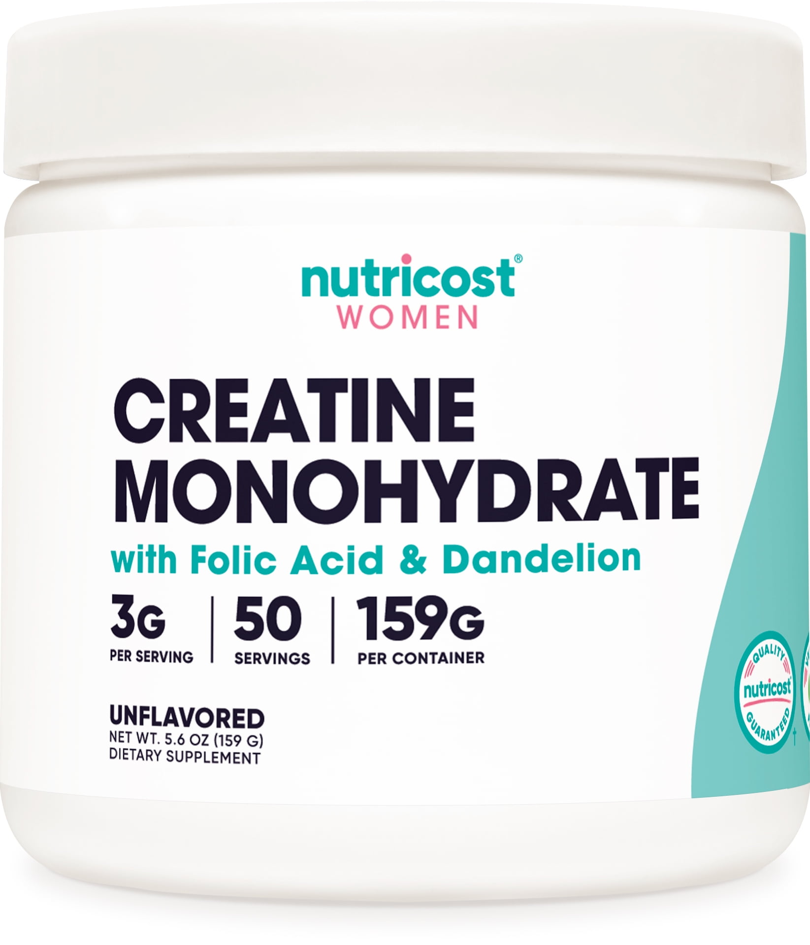 Nutricost Creatine Monohydrate Powder for Women Unflavored Supplement ...