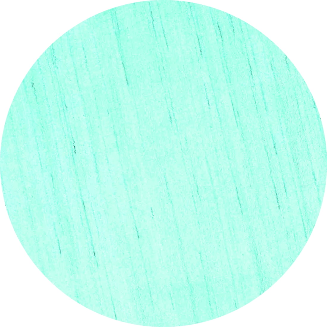 Ahgly Company Indoor Round Solid Turquoise Blue Modern Area Rugs, 8 ...