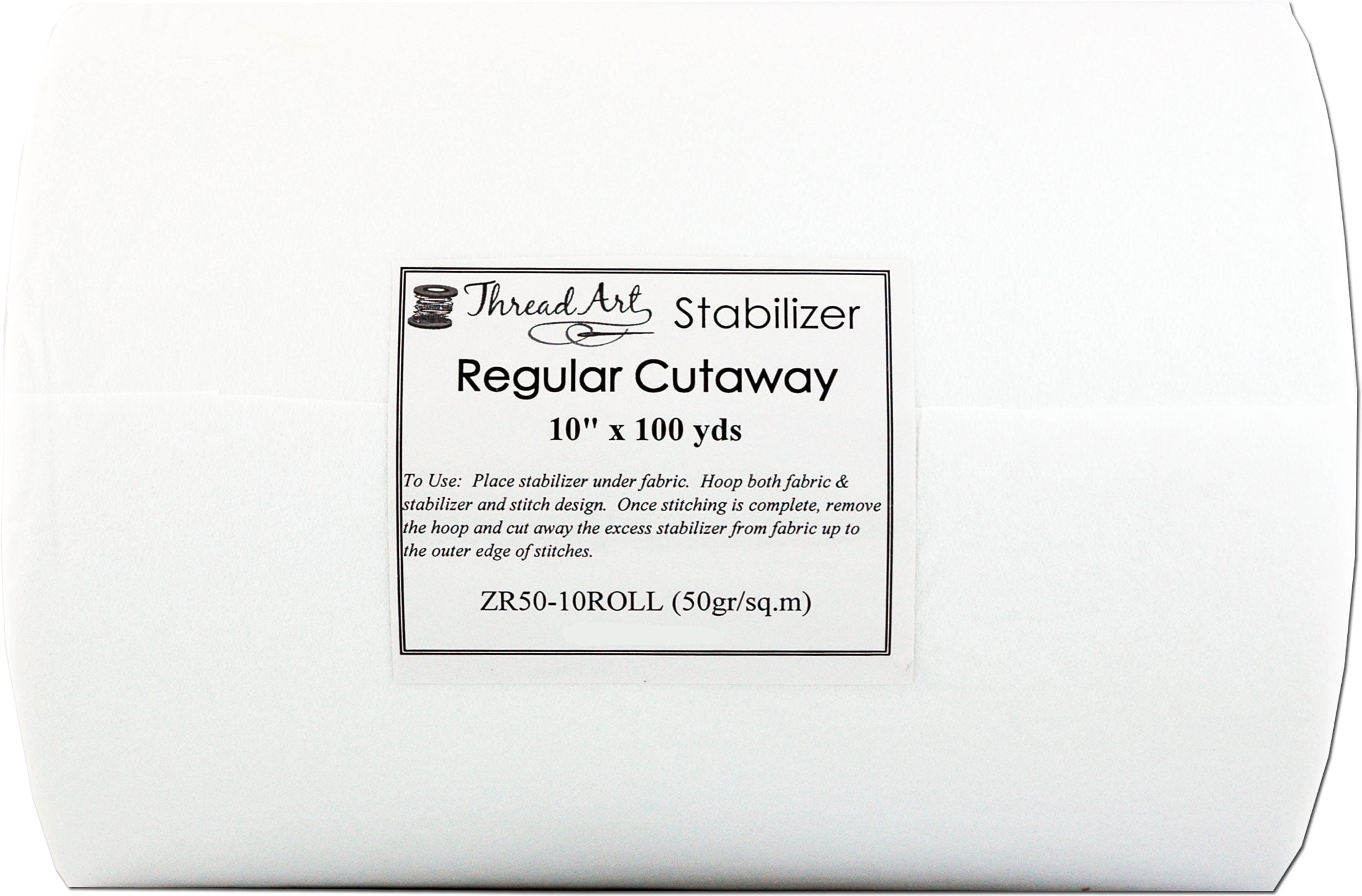 Cutaway Embroidery Stabilizer by Threadart | 1.8 oz Medium Weight | 10 ...