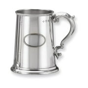 Pewter Glass Bottom Tankard