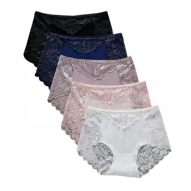 Lace Briefs For Women Plus Size Ultra Comfort Soft Breather High