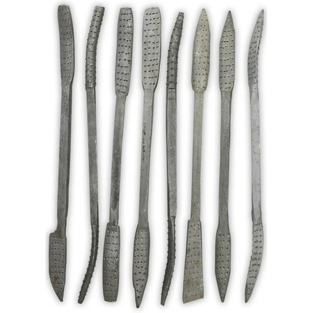 HAWK 8 PIECE JUMBO 8" X 1/4" DOUBLE ENDED WOOD RASP FILE SET - FW588 ...