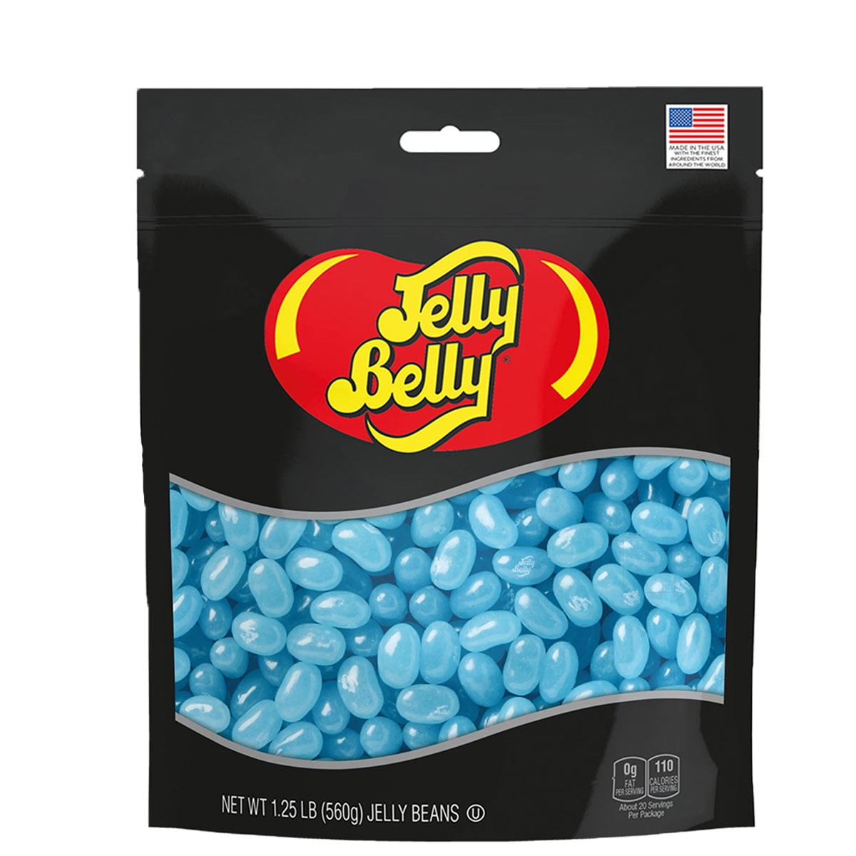 Jelly Belly Berry Blue Jelly Beans 1.25 Pound Resealable Pouch ...