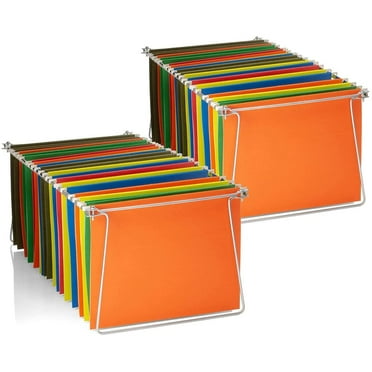 "Officemate Steel Hanger, Adjustable 14-18"" Letter Size Hanging File ...