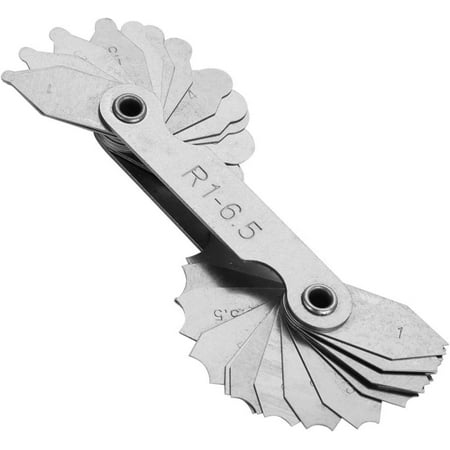 Lepai Radius Fillet Gauge, Stainless Steel Radius Fillet Gauge External ...