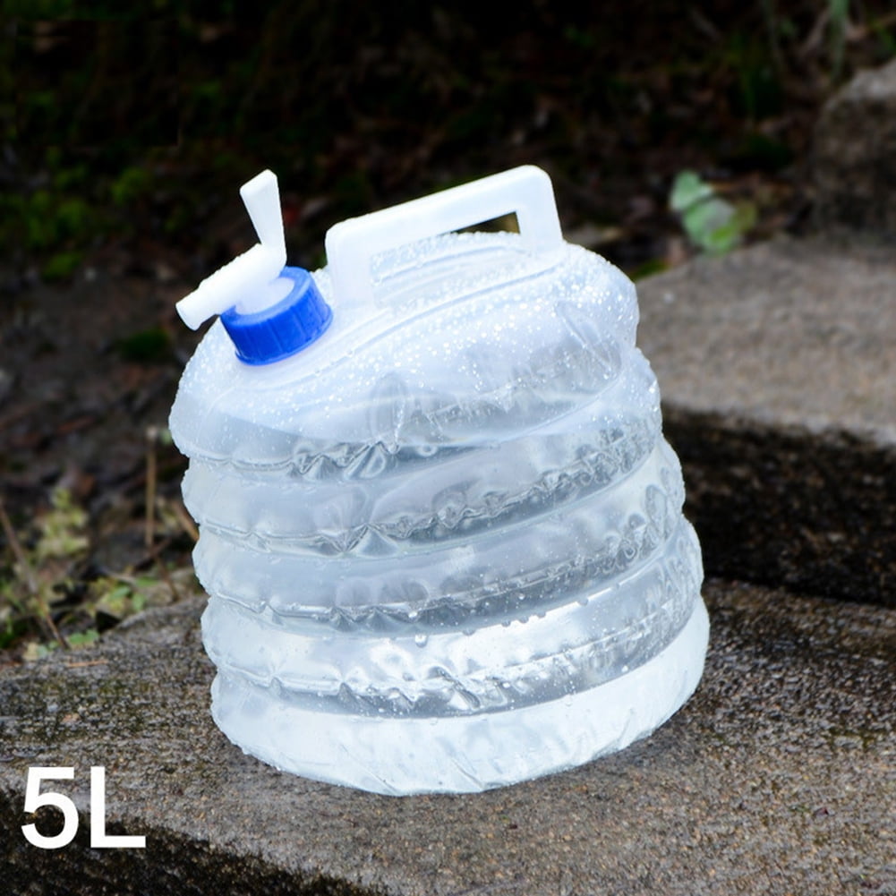 Outdoor Travel 5L Foldable Water Bottle Car Plastic Bottles Container ...
