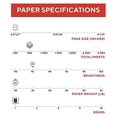 TRU RED Printer Paper 8.5 x 11, 92 Brightness White Copy Paper for High ...