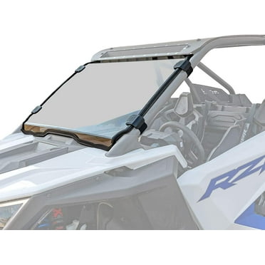 SuperATV Scratch Resistant Vented Full UTV Windshield for Polaris RZR S ...