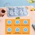 Silicone Tray Mold for Dog Shaped Ice Cubes Flexible Reusable Food ...