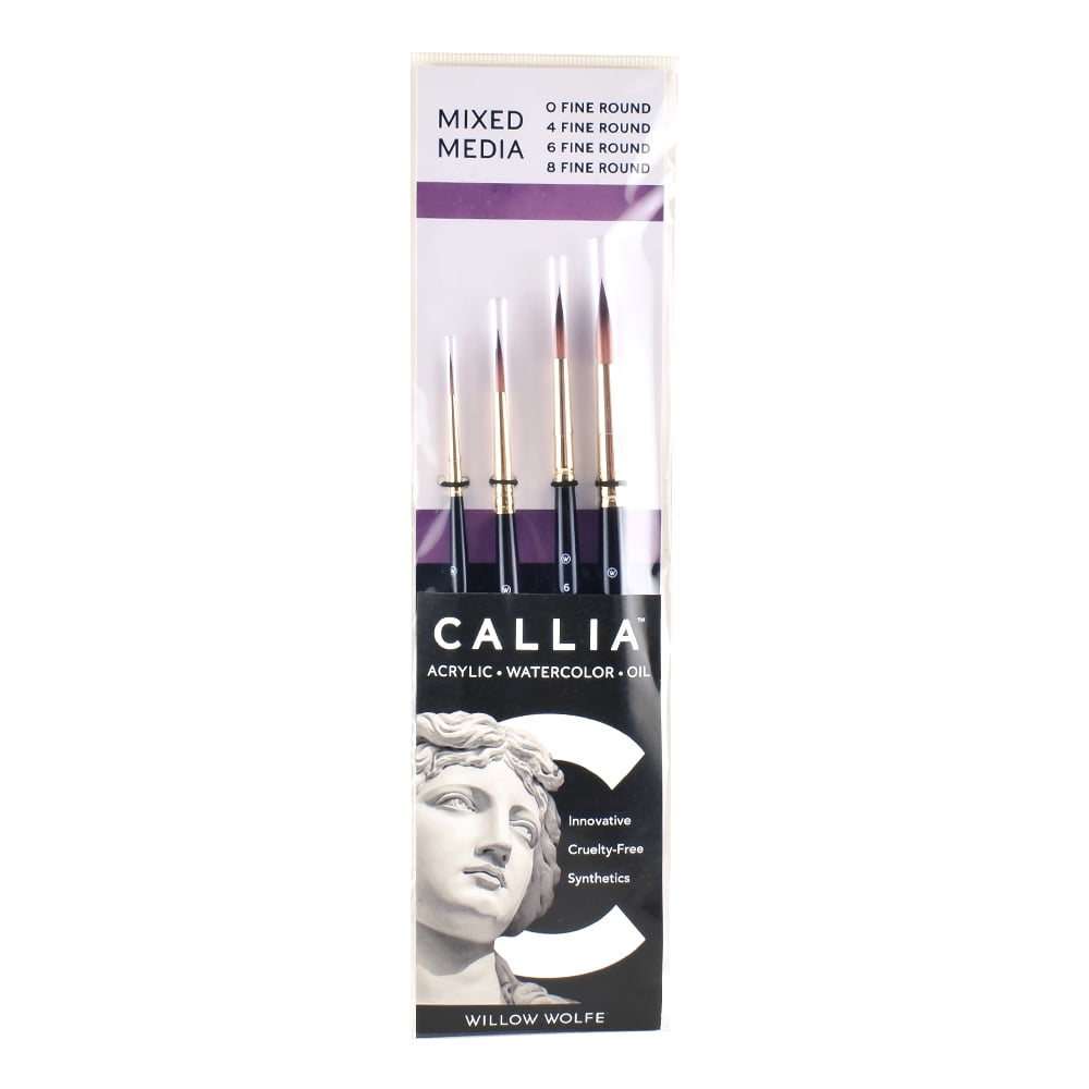 Callia Watercolour Fine Round Brush Set - Walmart.com