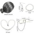 Mtsdjskf Parts You Loose Old Lady Wig Granny Wig Old Lady For Women Grandma Wig Cap Glasses