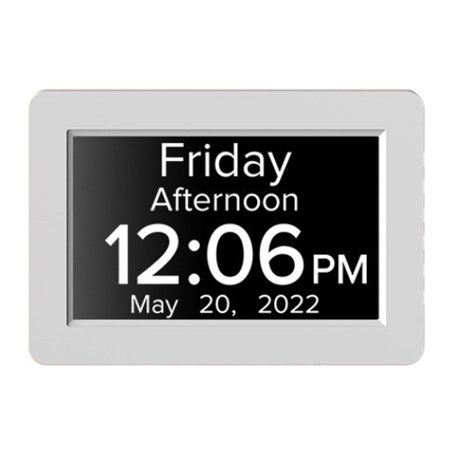 Clock with Day and Date for Elderly, Clocks for Seniors, Dementia Clock ...