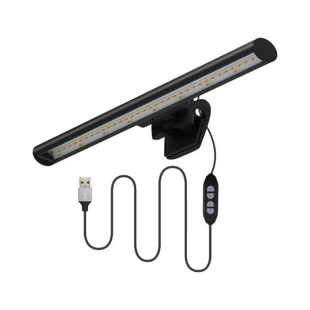 Laptop Monitor Lamp with No Glare on Screen, USB Powered e-Reading LED ...
