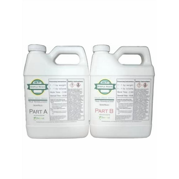 LET'S RESIN Epoxy Resin Kit, 1 Gallon, Crystal Clear, Table Top ...