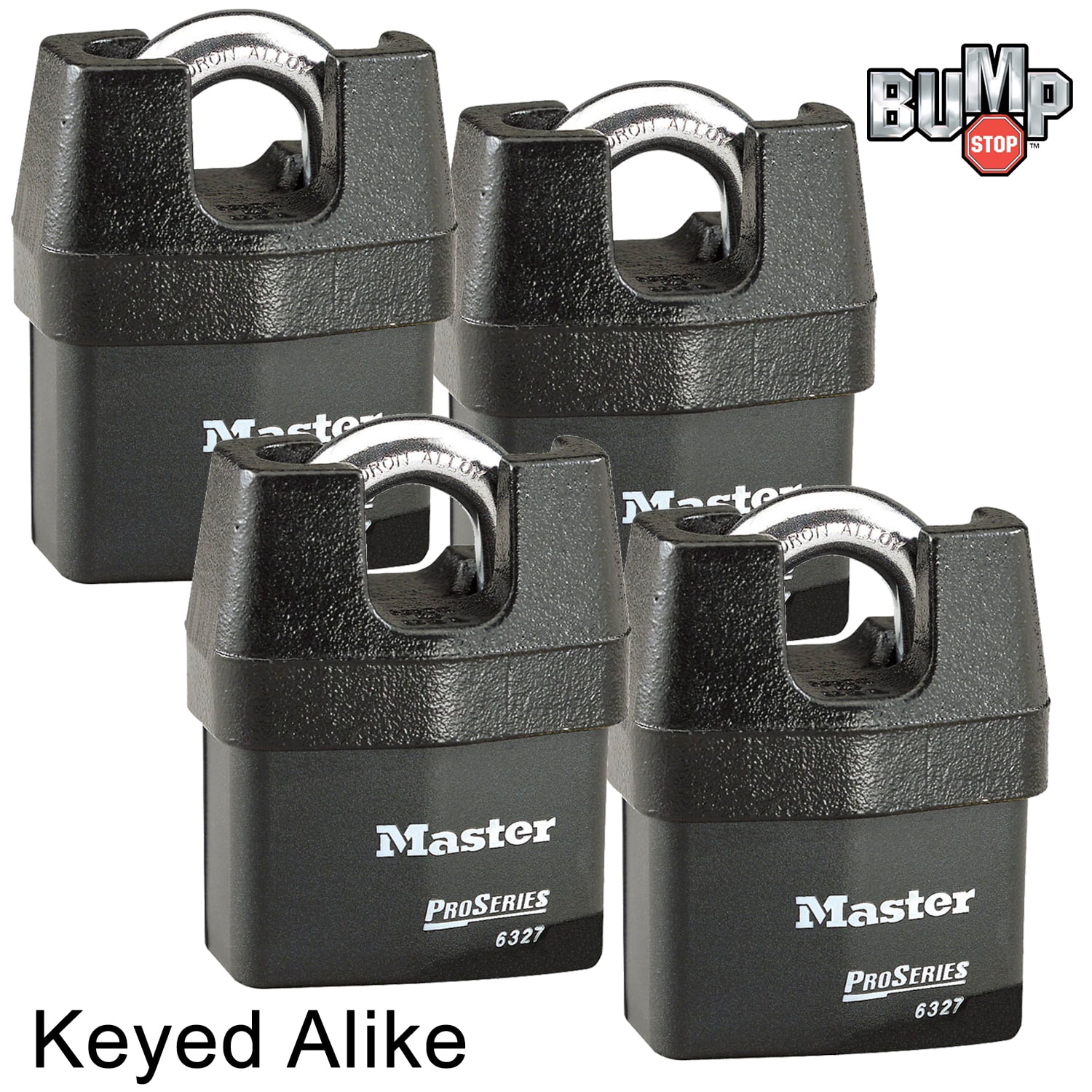 Master Lock Pro Series Padlock - 6327NKA-4 - (4) High Security Locks ... Master Lock Pro Series Padlock - 6327NKA-4 - (4) High Security Locks ...