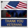 250th Anniversary USA Flag Thank You Veterans Garden Flag, Patriotic ...