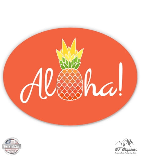 Aloha - 12" Vinyl Sticker Waterproof Decal - Walmart.com