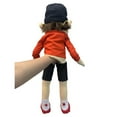 Jeffy Plush Toy Cosplay 22.8" Jeffy Hat Hand Puppet Game Stuffed Doll ...