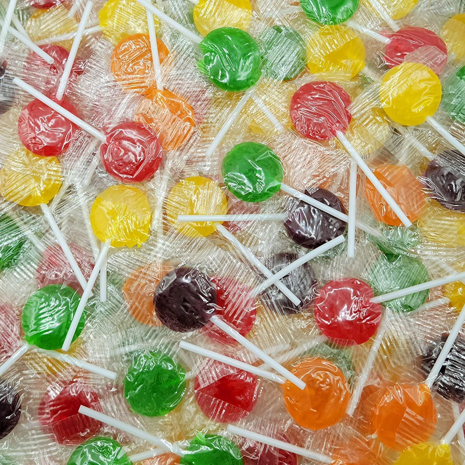 SWEETSOME Lollipops Assorted Fruit Flavor Suckers 5 Fruity Flavors Hard ...