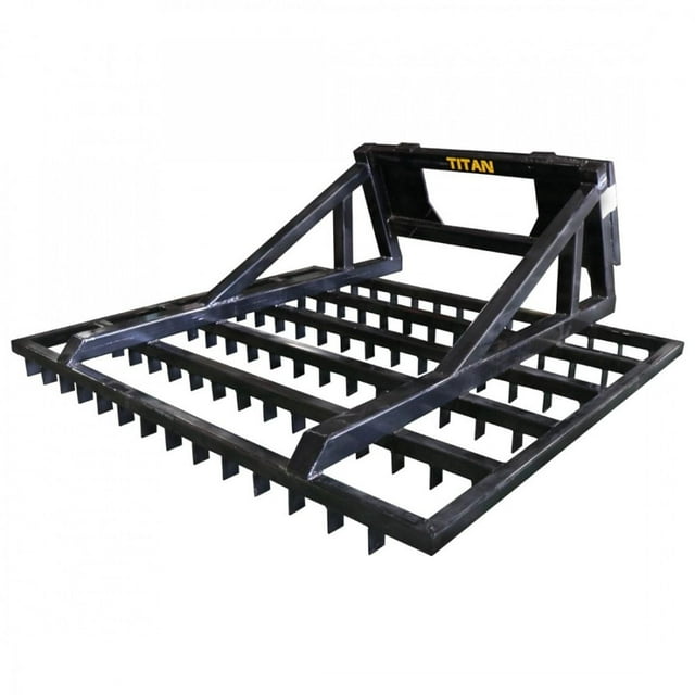 Titan Attachments 6 FT Terra Monster Dirt Grader and Leveler, Skid ...