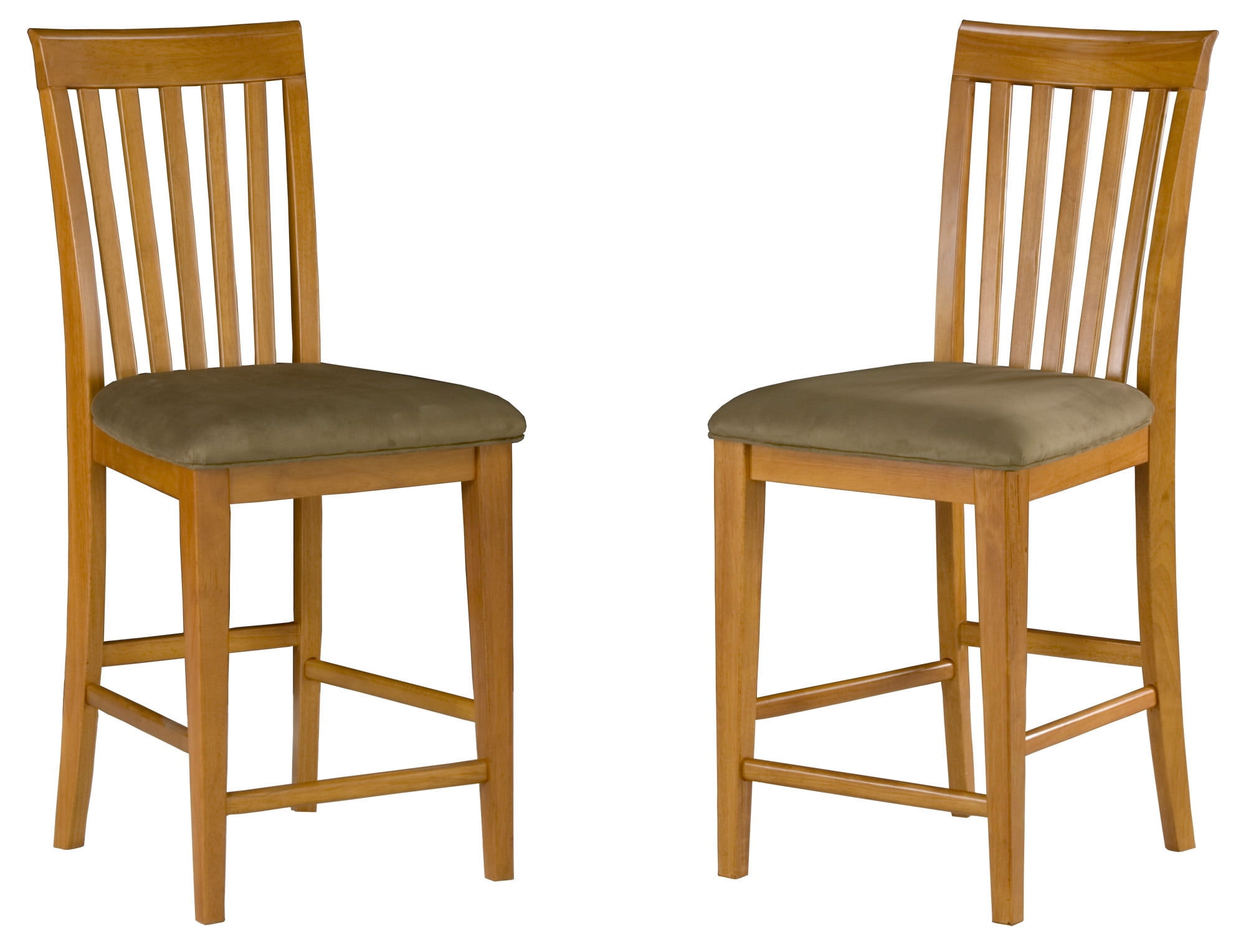 Mission Pub Chairs Set of 2 in Multiple Colors and Cushion Colors ...