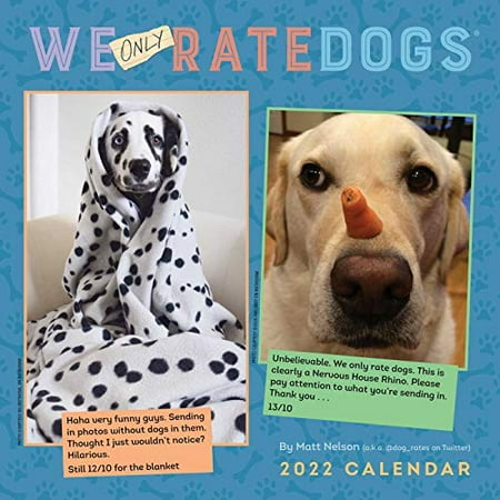 We Only Rate Dogs 2022 Wall Calendar | Walmart Canada