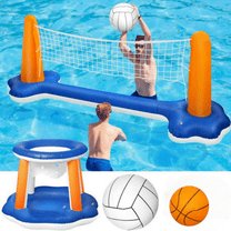 Pool Jam Volleyball/Basketball Combo In Ground Pool Toy - Walmart.com