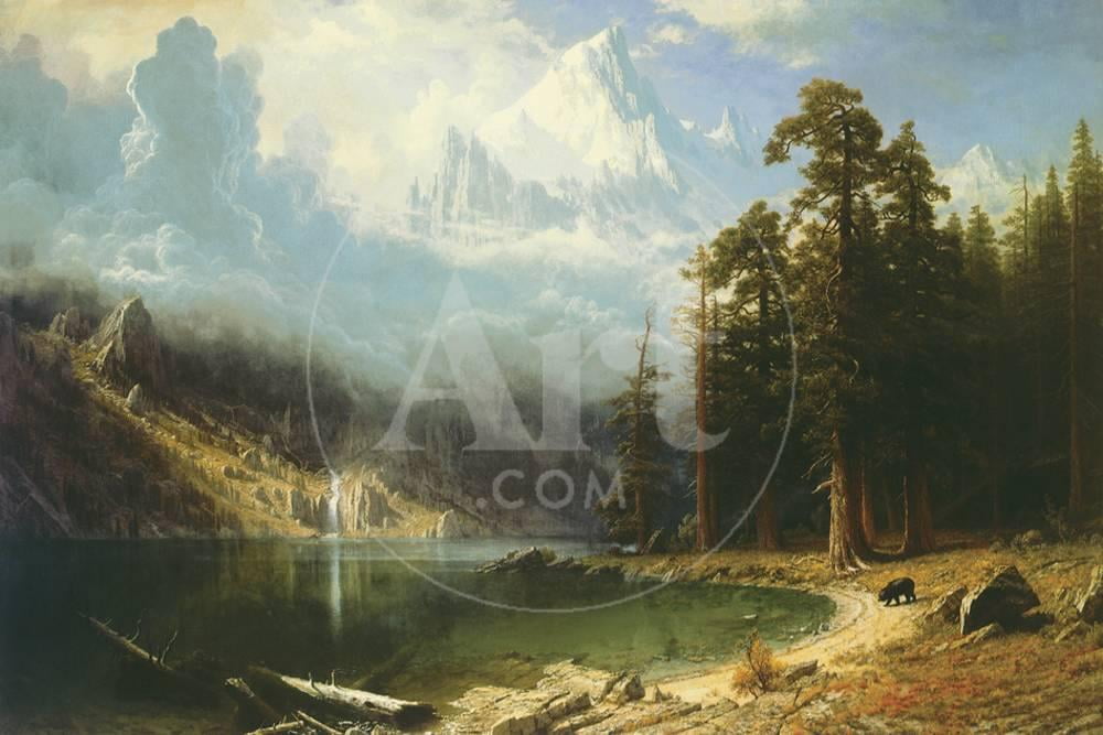Mount Corcoran, Scenic Unframed Art Print Wall Art by Albert Bierstadt ...