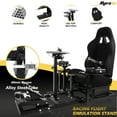 Marada Flight Simulator Cockpit with Game Seat Fit for Thrustmaster ...
