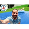 Make-A-Slide™ - 75 FEET LONG - Giant blue backyard slip and slide water ...