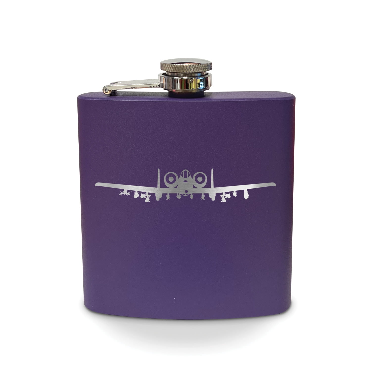 A-10 Thunderbolt II with Pave Penny Pod Flask 6 oz - Laser Engraved ...
